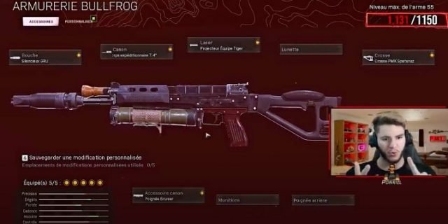 Bullfrog Warzone Meilleure classe avec accessoires & équipements